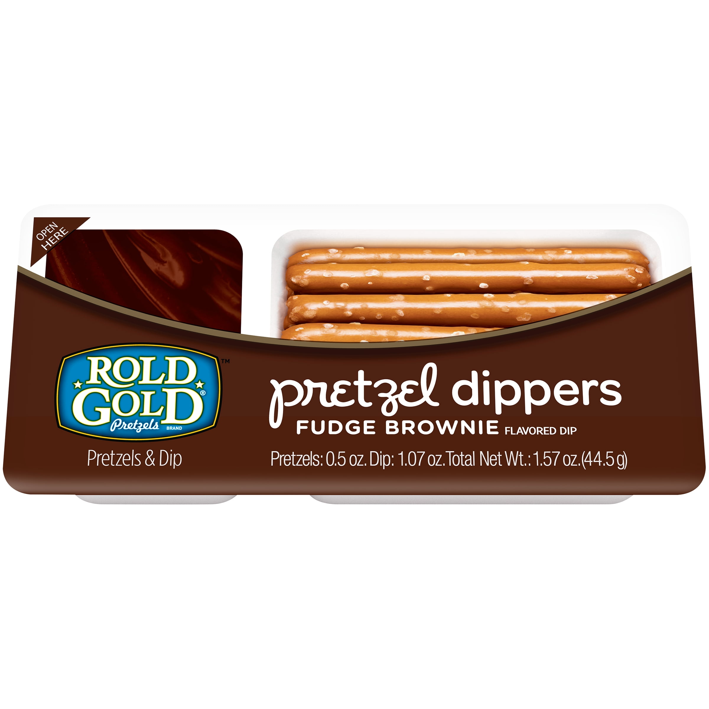Rold Gold Brownie Pretzel Dippers 1.57 Ounce Tray - Walmart.com