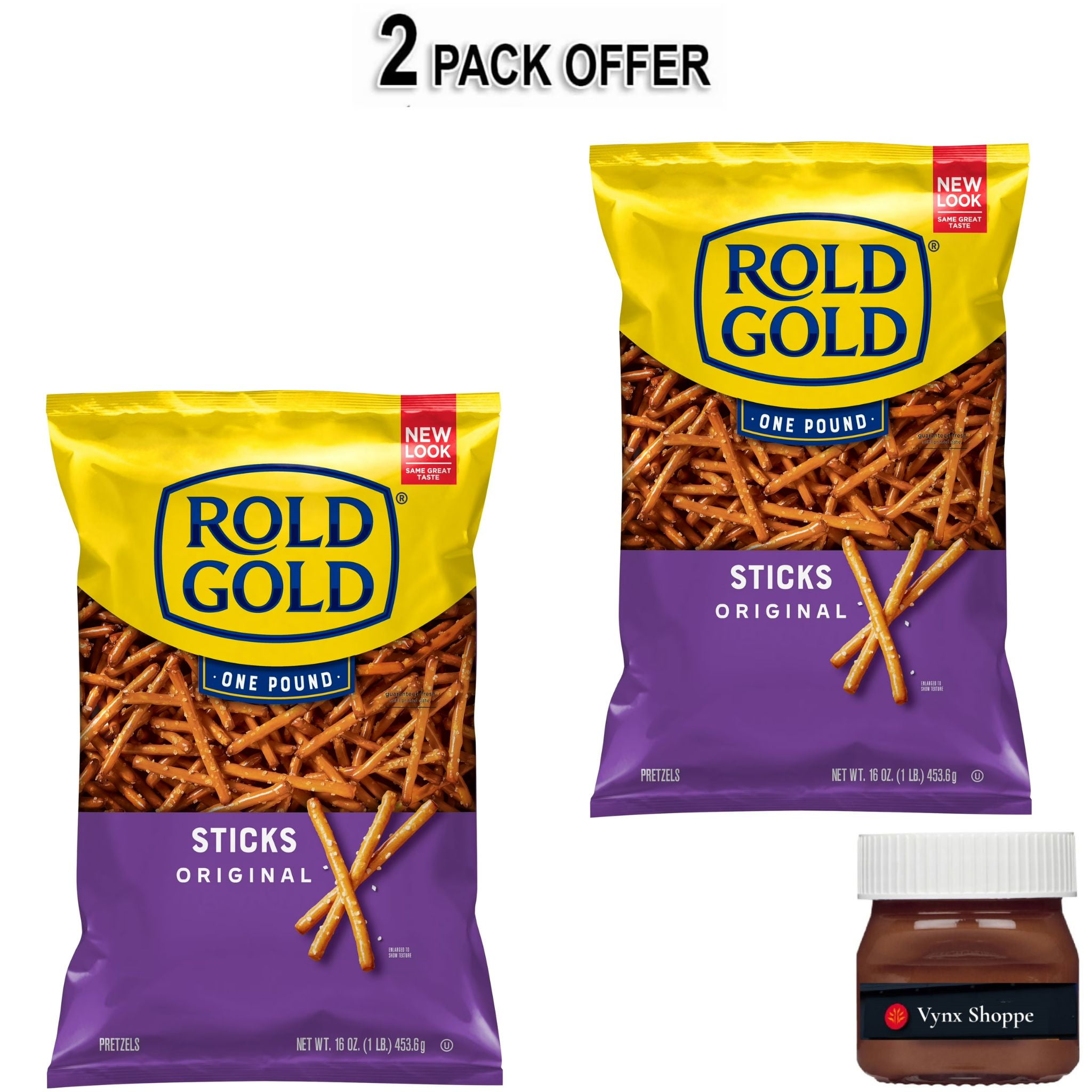 Rold Gold Pretzel Sticks Snacks, 16 oz Bag - Walmart.com