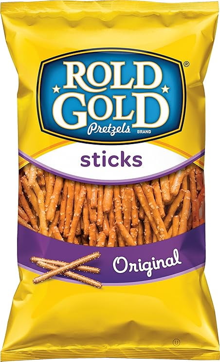 Rold Gold Pretzels, Classic Fat Free Sticks, 16 oz ( Pack of 2 ...