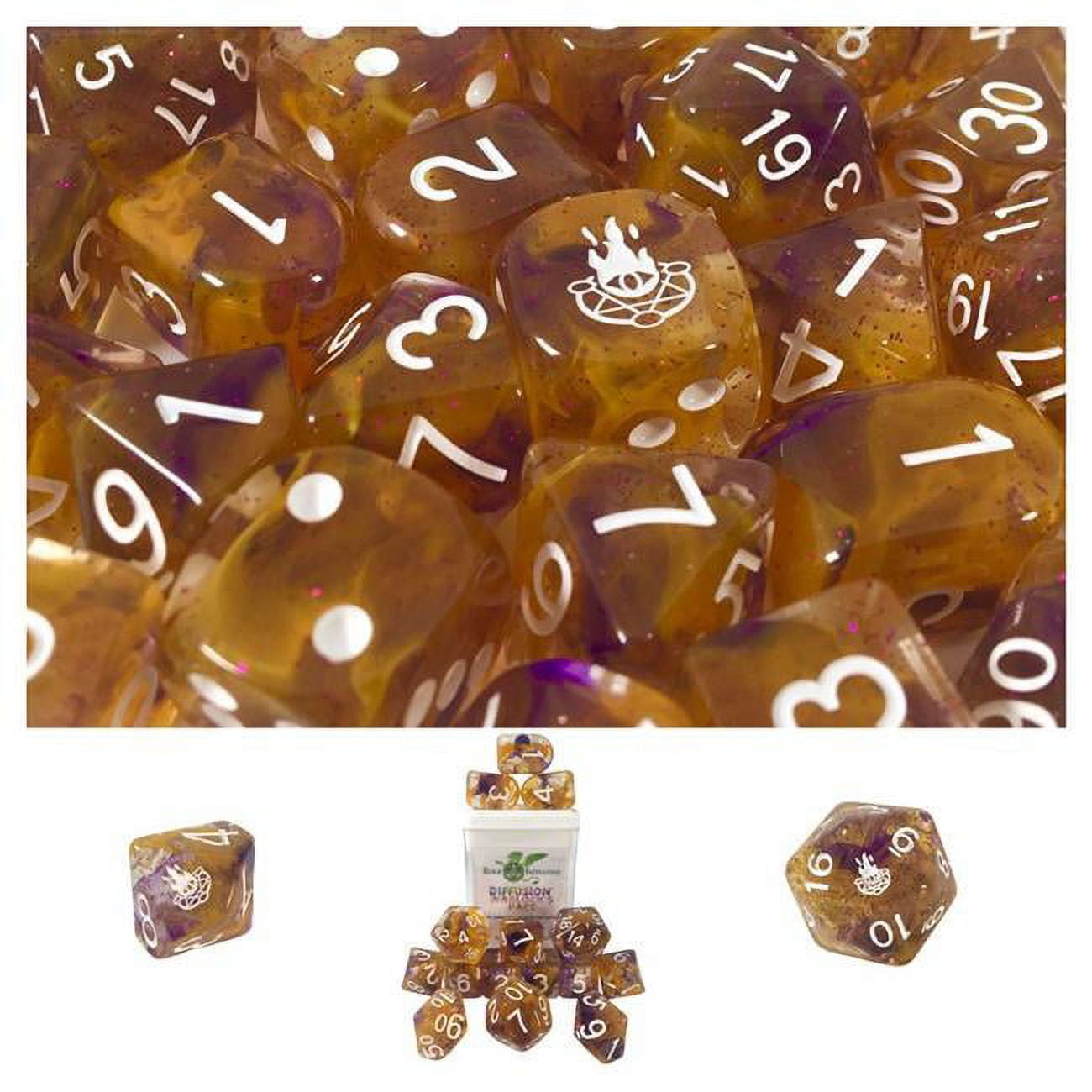 Role 4 Initiative R4I50531-FC-S Diffusion Warlocks Pact Dice - Set of ...