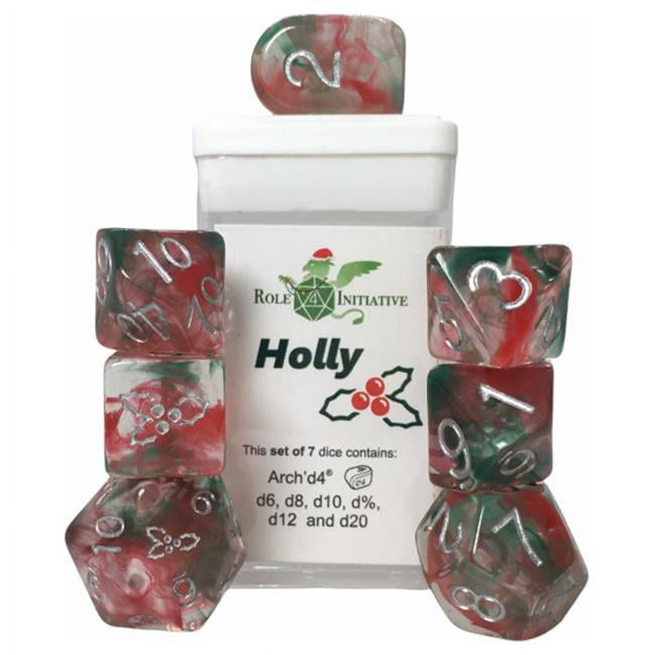 Role 4 Initiative R4I50905-7C Diffusion Holy Dice - Set of 7 - Walmart.com