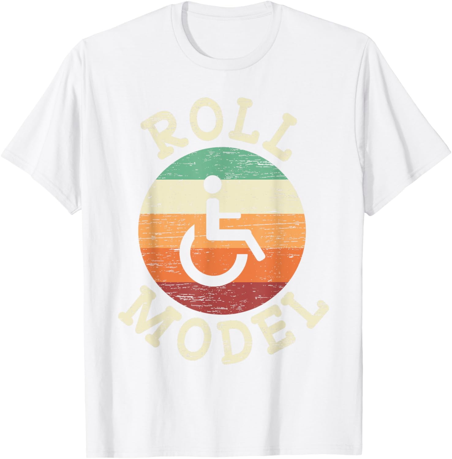 Role Model Wheelchair User Handicap Amputee PWD Disabled T-Shirt men ...