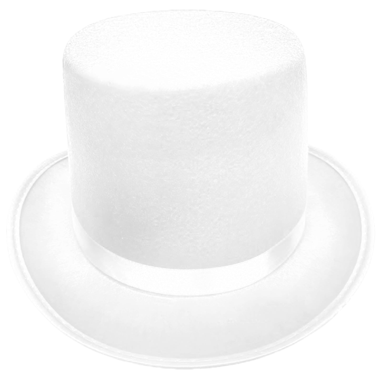 Role Play Magicians Hat Flat Top Hat for Adult Round Hat Stage Show ...