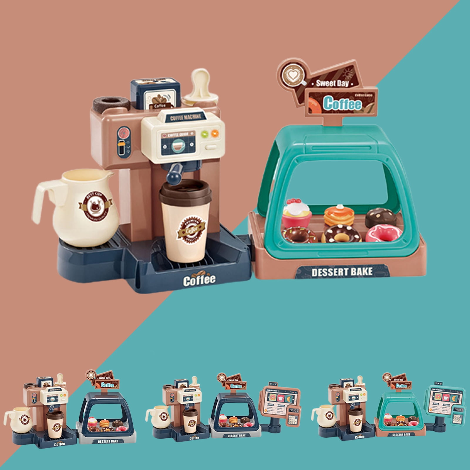 Role Play Toy - Universal Multifunctional Plastic Home Coffee Machine ...