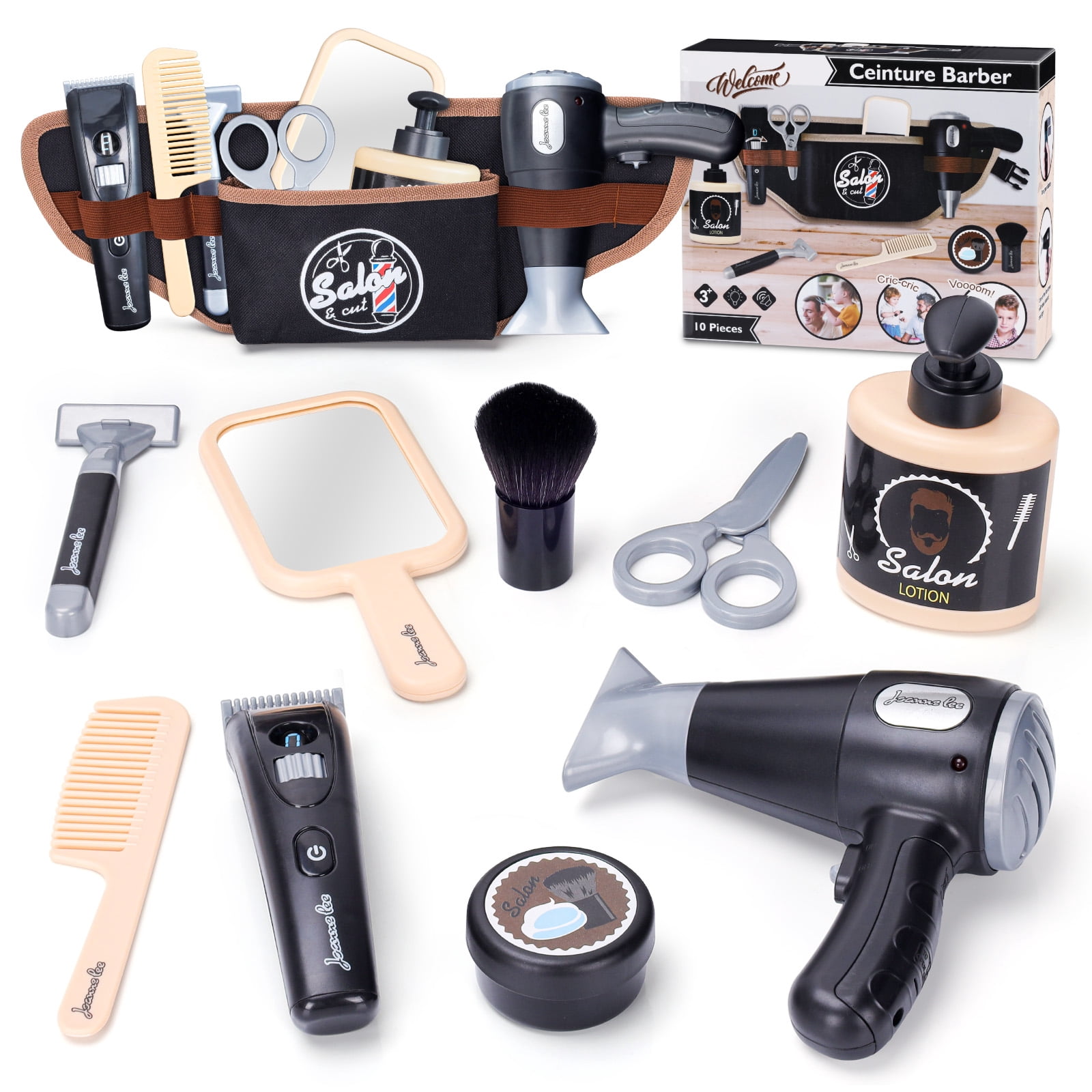 Role Play Toys for 3 4 5 Year Old Boys：Hairdresser Role Play for Kids ...