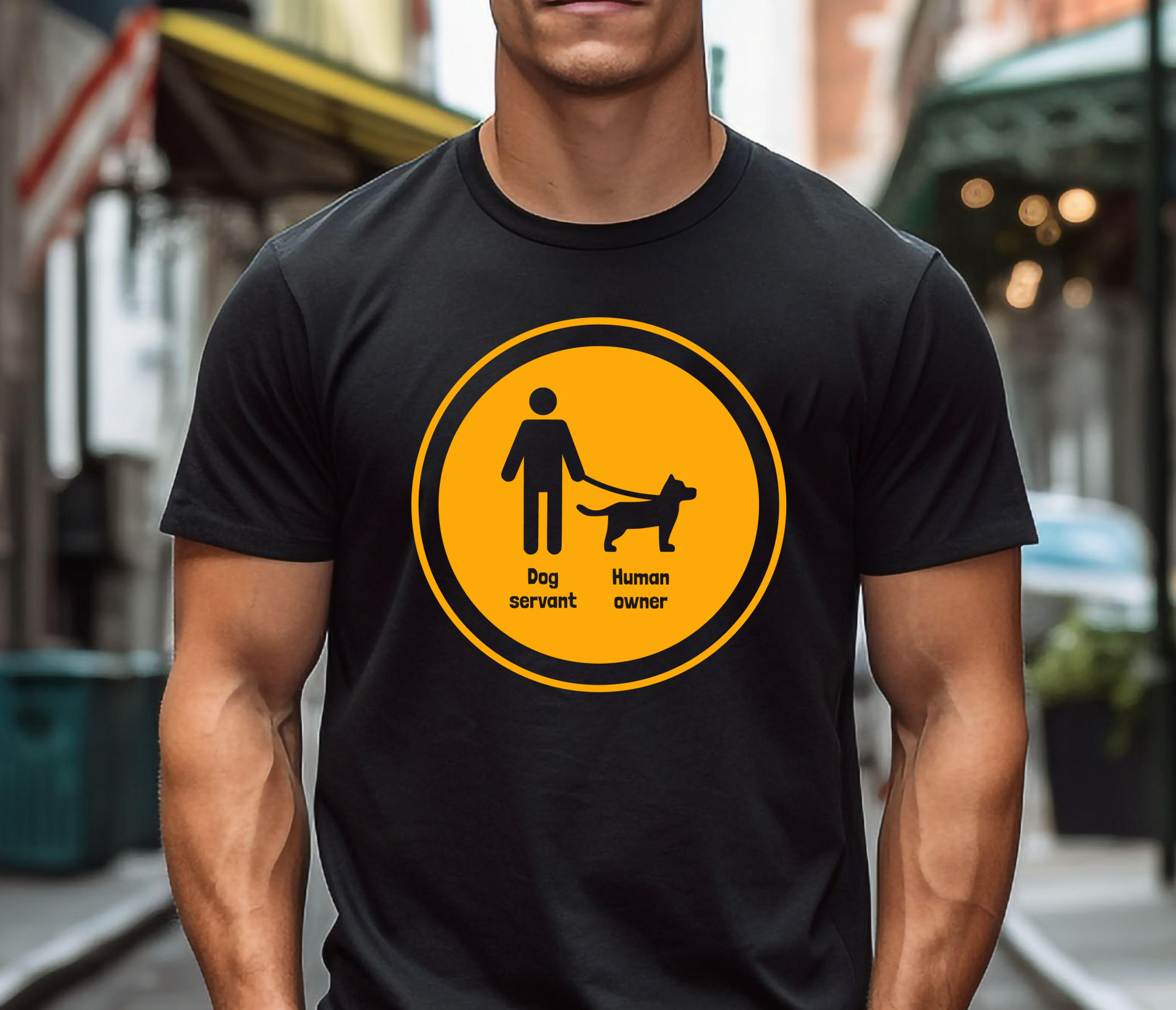 Role Reversal Tee - Dog Servant & Human Owner - Unique Pet Lover Shirt ...