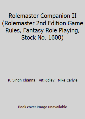 Pre-Owned Rolemaster Companion II (Rolemaster 2nd Edition Game Rules ...