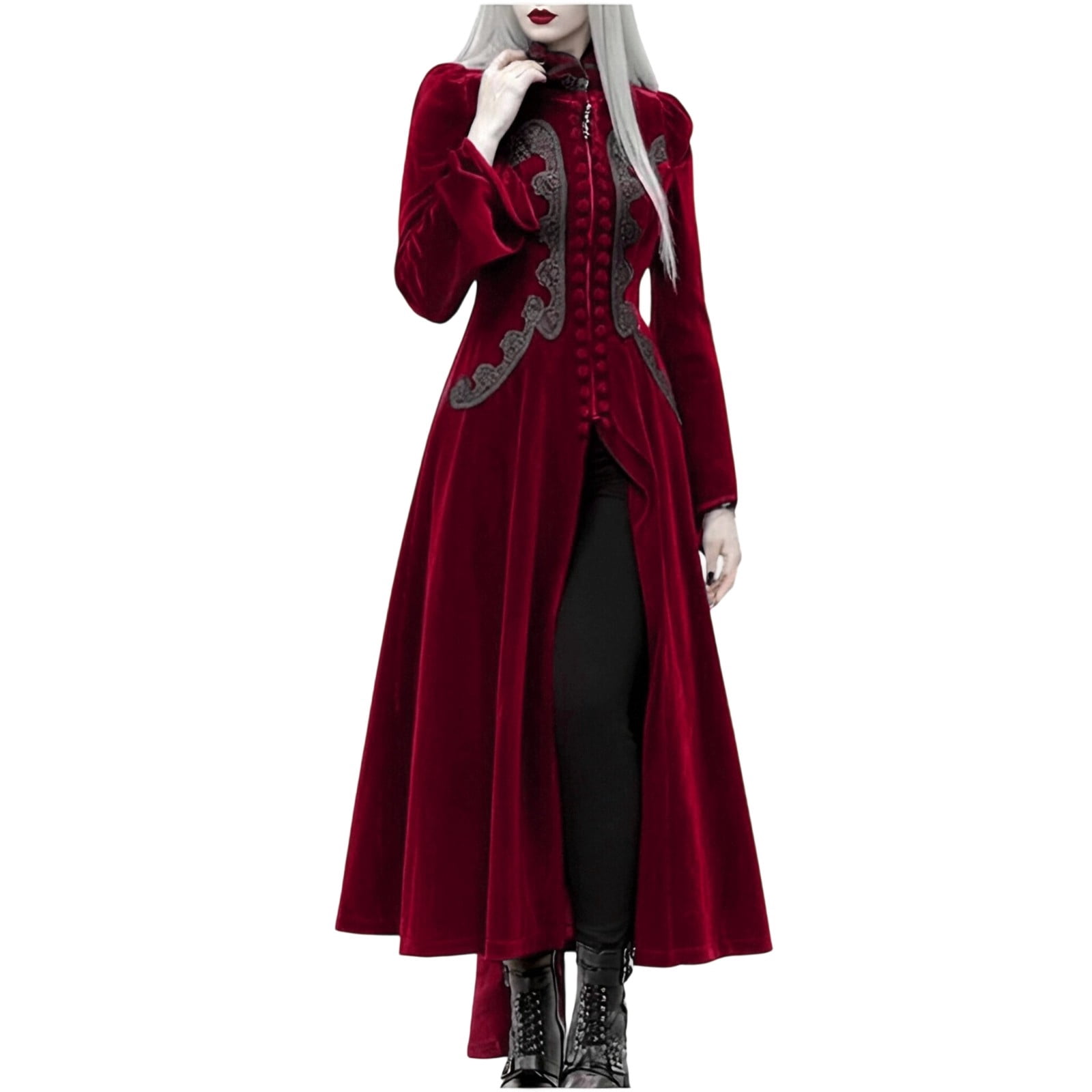 Roleplay Clothes Medieval Cosplay Dress Women'S Elegant Floral ...