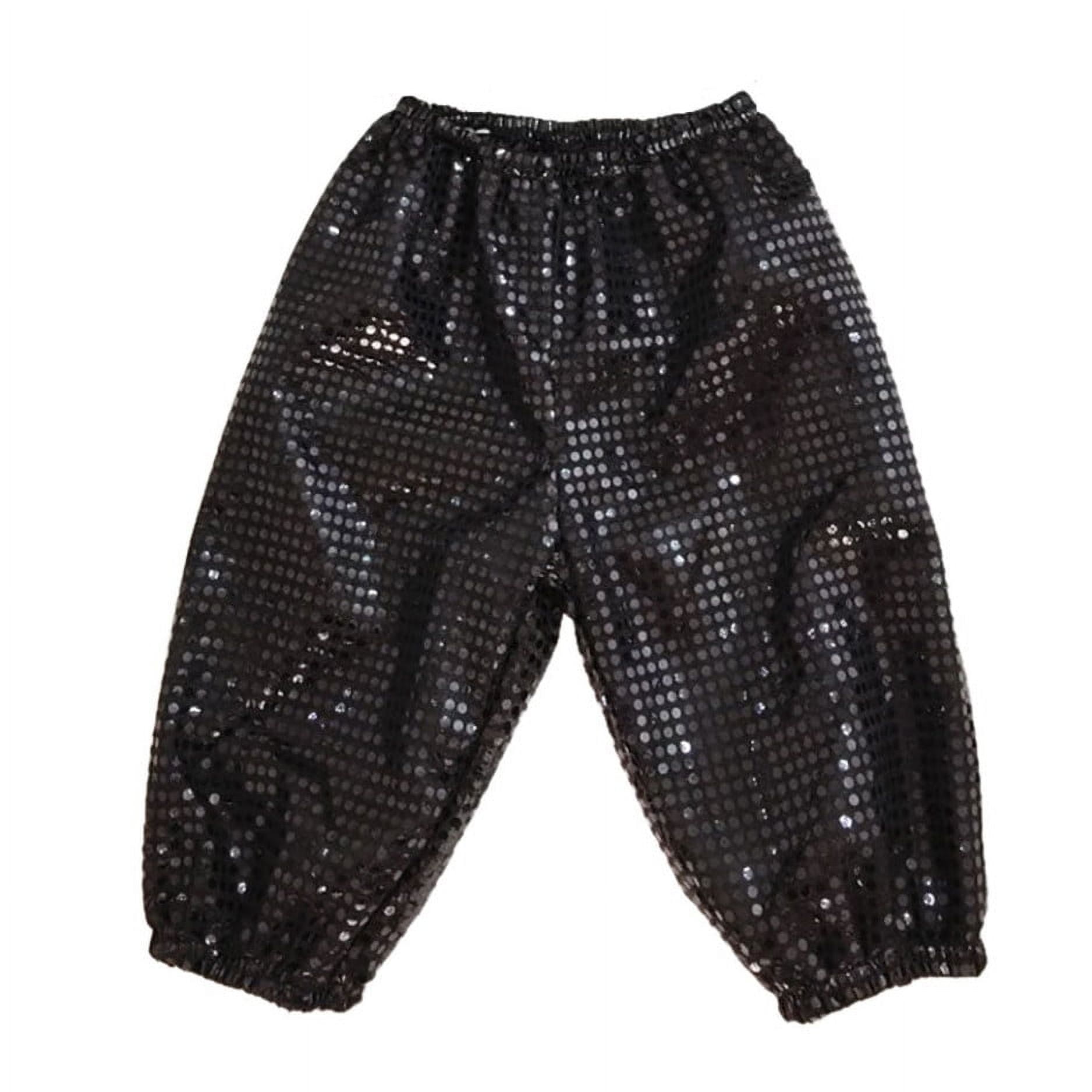 Roleplay Clothes Sequins Shorts High Waist Sparkly Straight Leg Shorts ...