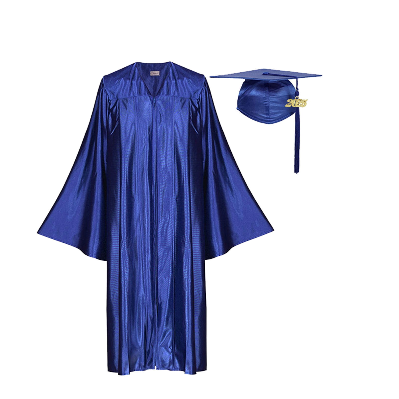 Roleplay Clothes Unisex Student Graduation Gown Cap Set With 2025 ...