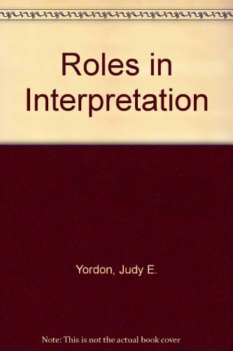 Pre-Owned Roles in Interpretation Paperback - Walmart.com