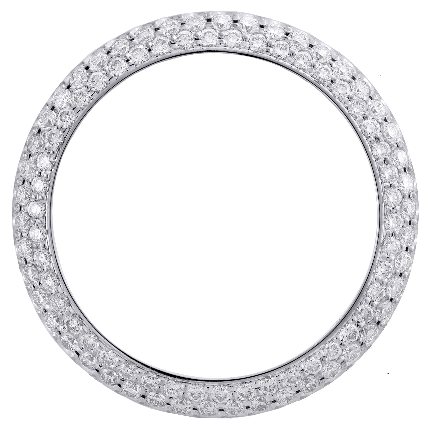 Rolex DateJust Custom Diamond Bezel Fits 36mm Watch Domed Honeycomb Set ...