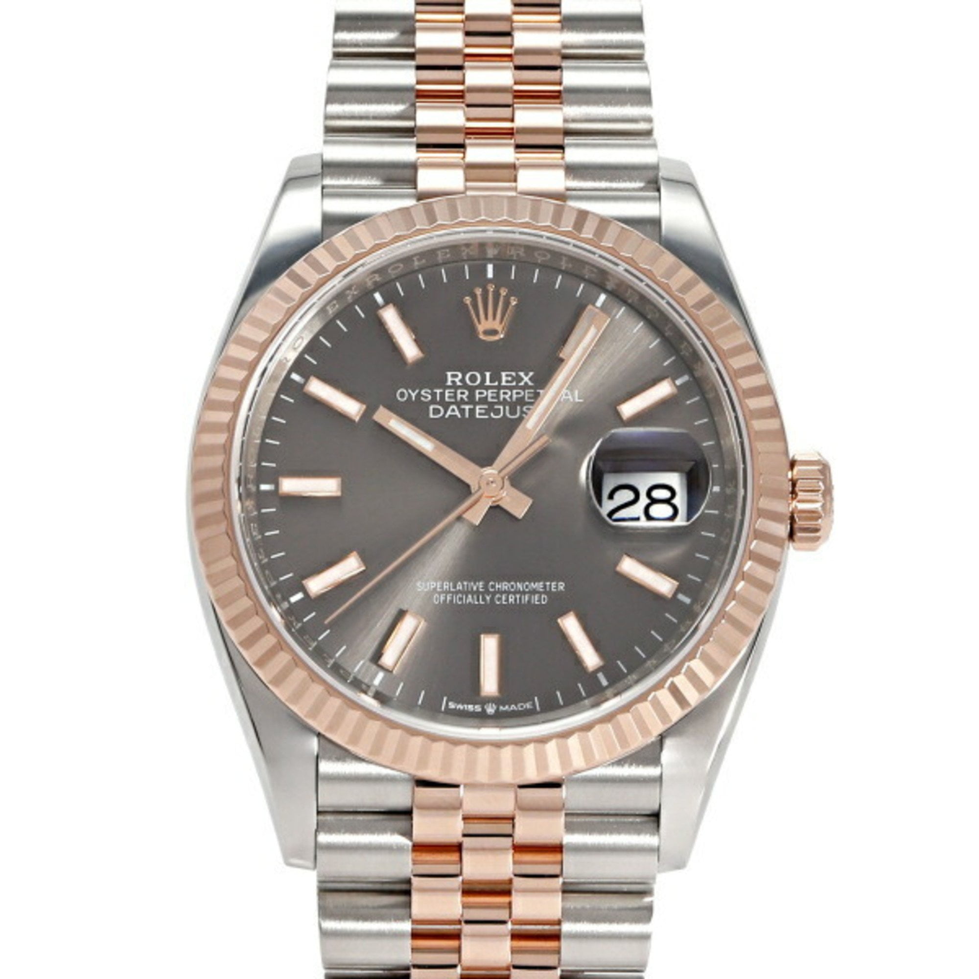 Pre-Owned Rolex ROLEX Datejust 36 126231 Slate Dial Wristwatch Men's ...