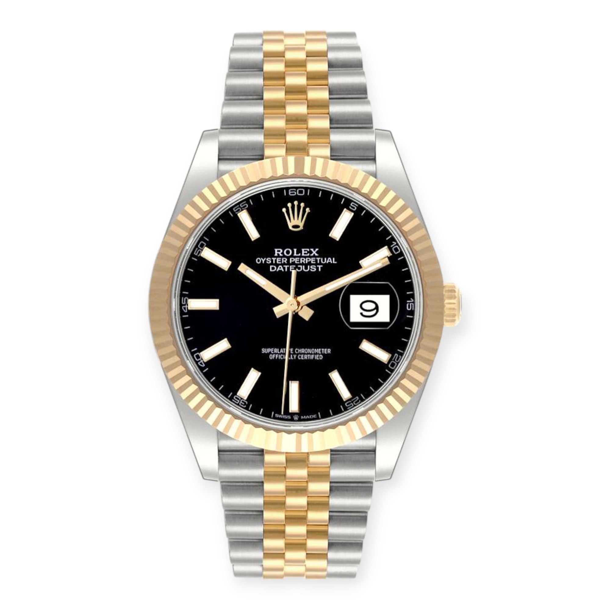 Rolexe Men's Watch, Steel Yellow Gold Ref 126333 Da-te-just Watch 41mm ...