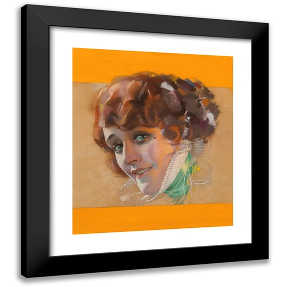 Rolf Armstrong 12x14 Black Modern Framed Museum Art Print Titled ...