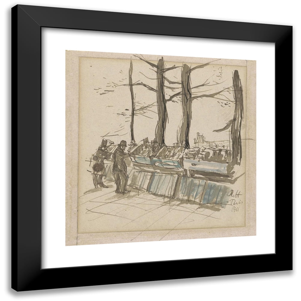 Rolf von Hoerschelmann 20x20 Black Modern Framed Museum Art Print ...