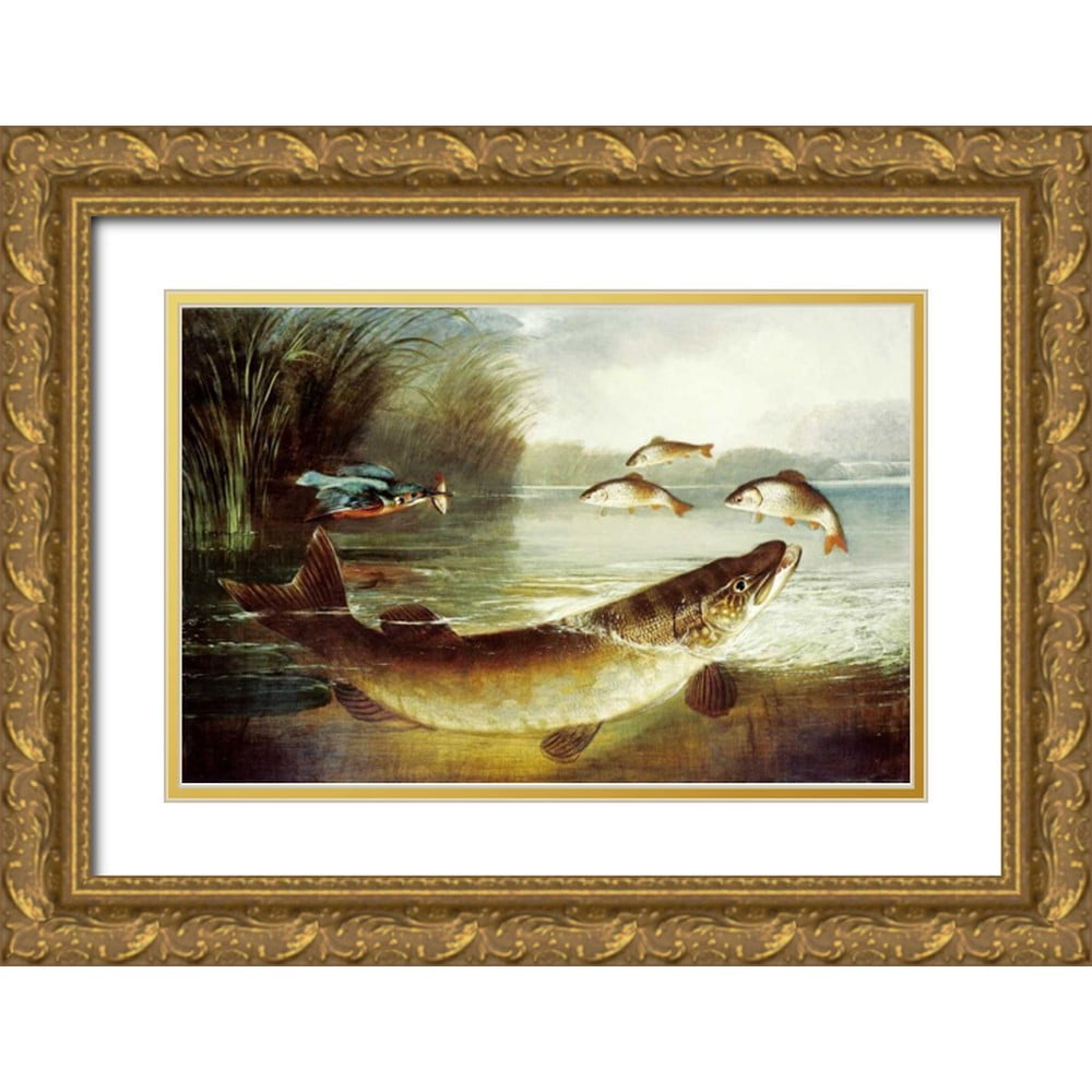Rolfe, Henry Leonidas 18x13 Gold Ornate Wood Framed with Double Matting ...