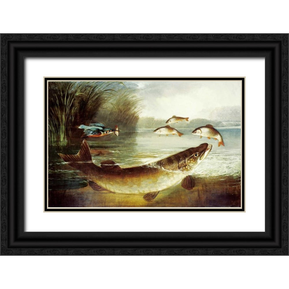 Rolfe, Henry Leonidas 24x17 Black Ornate Wood Framed with Double ...