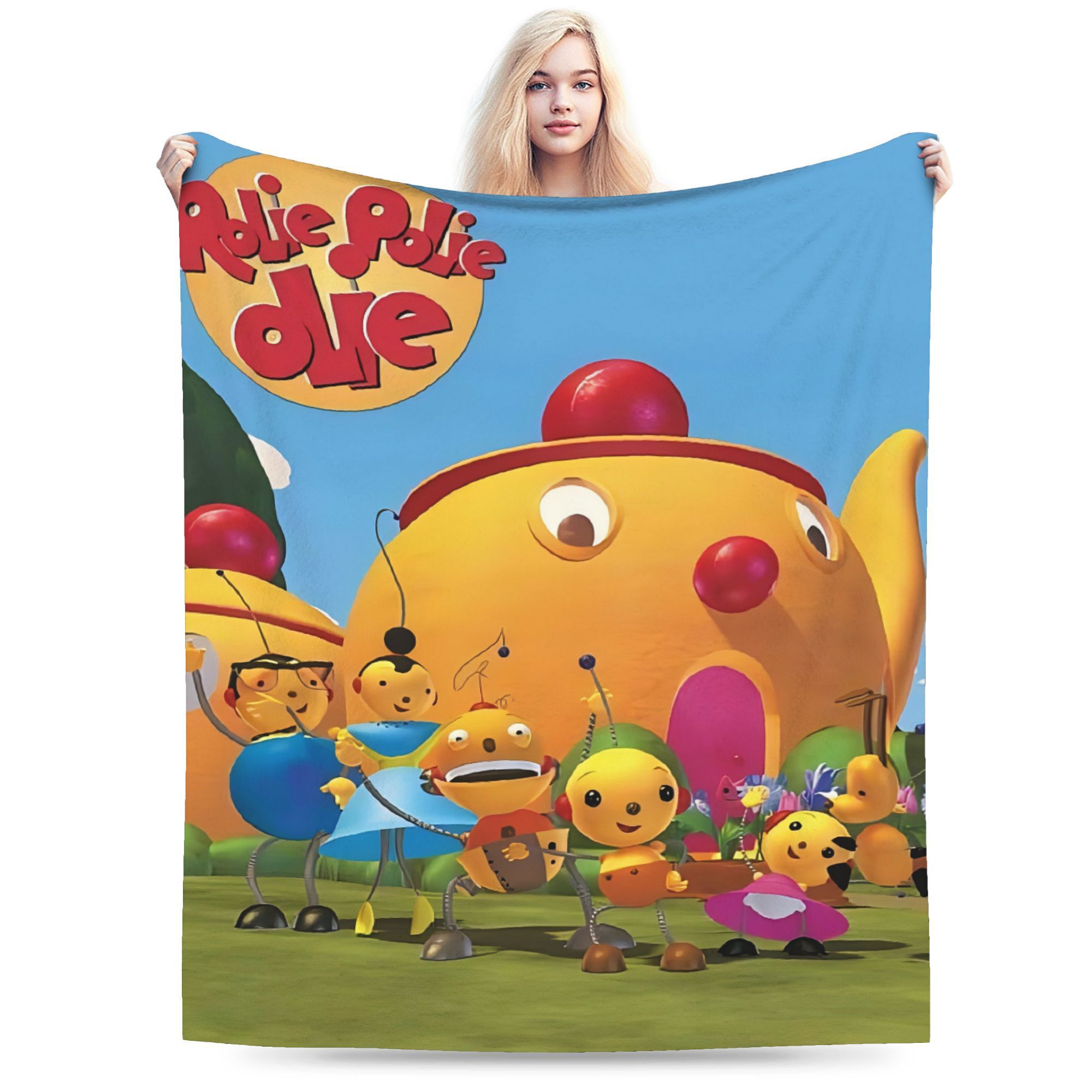 Rolie Polie Olie Premium Flannel Cloud Blanket - Ultra Soft Anti-Pill ...