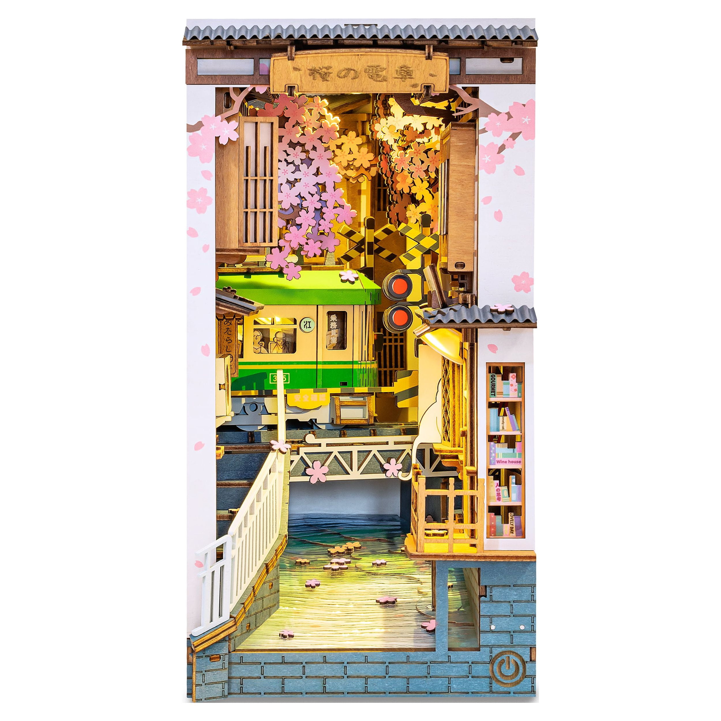 Rolife 3D Jigsaw Puzzle Wooden Model Building Kit Book Nook Decor ...