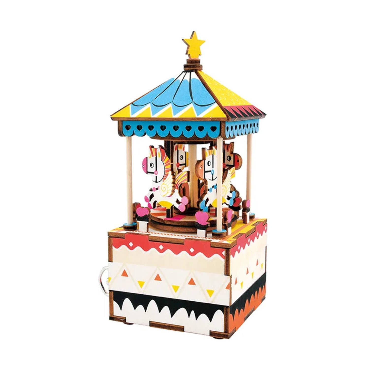 Rolife AM304 DIY Music Box - Merry-Go-Round - Walmart.com