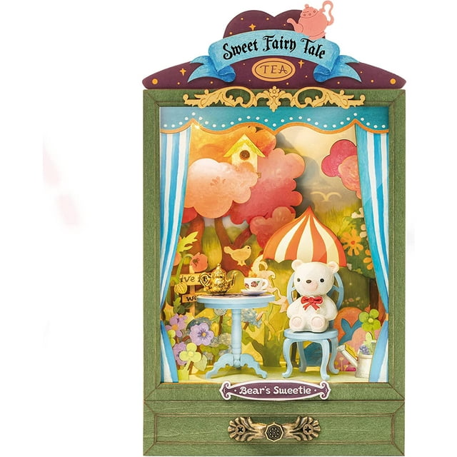 Rolife DIY Miniature House Craft Kit for Kids & Adults, Handmade Garden ...