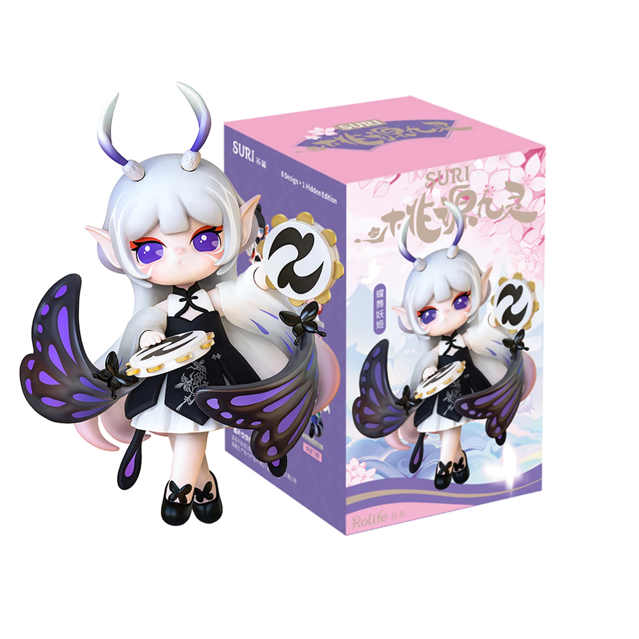 Rolife Suri Peach Blossom Nine Elves Series Blind Box Dolls Action ...