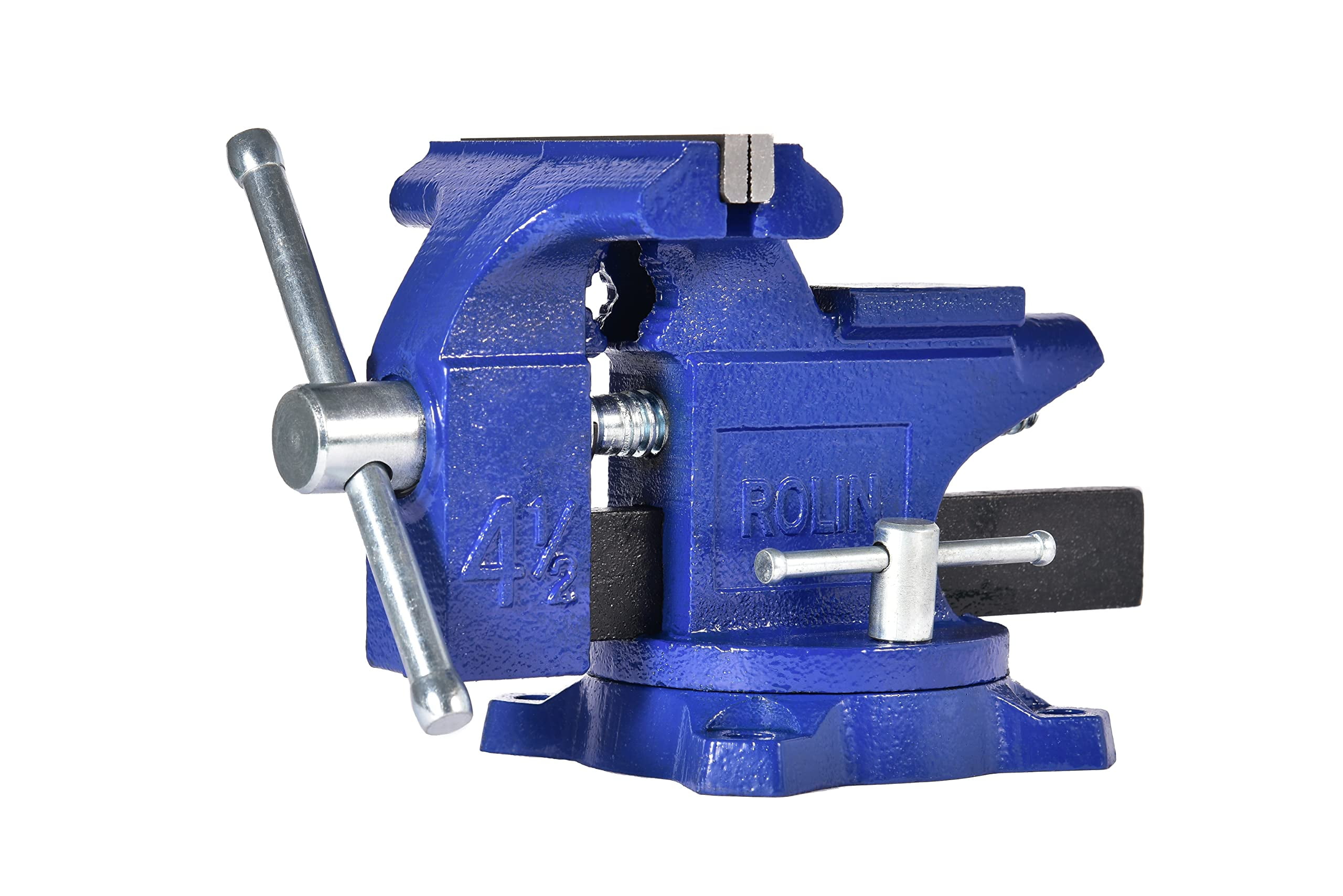 Rolin Vise Bench Vise 4-1/2 Inch With 240 Degree Swivel Base Clamp ...