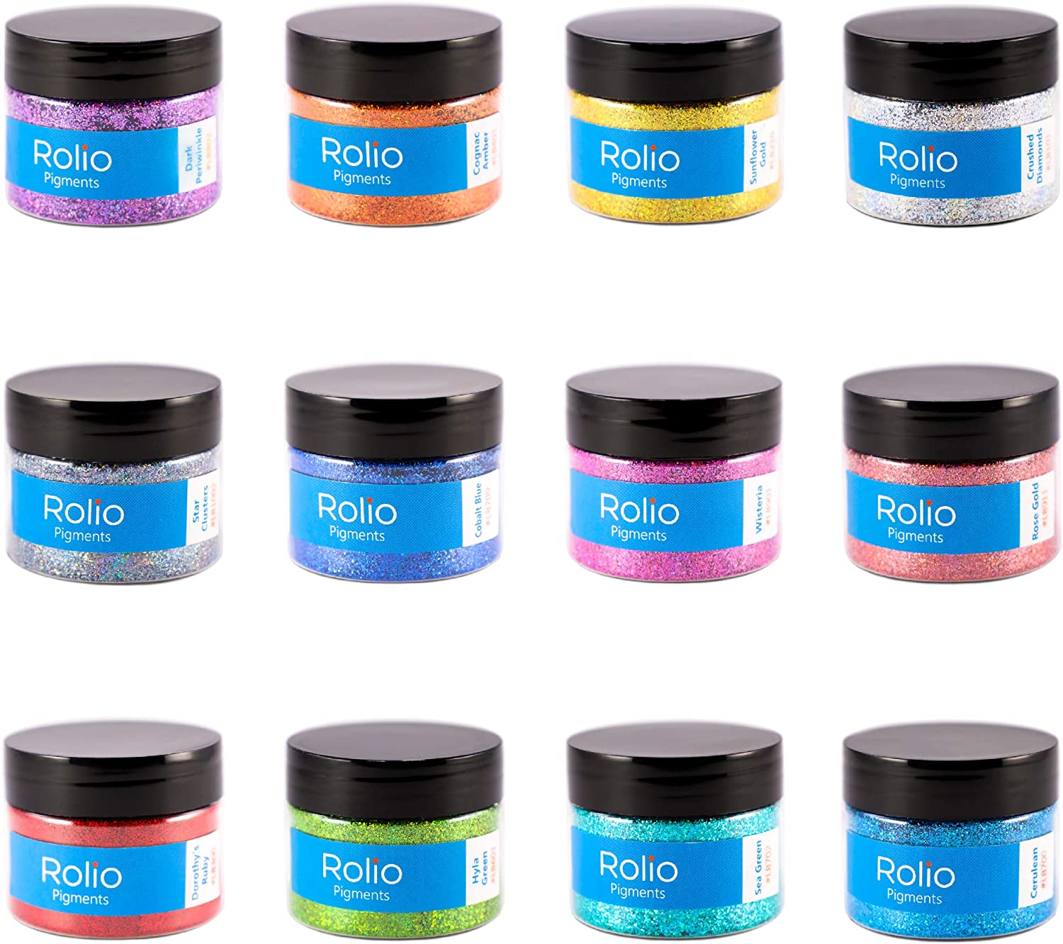 Holographic Chunky Glitter Set, FITDON 18 Colors Face Body Eye Hair ...