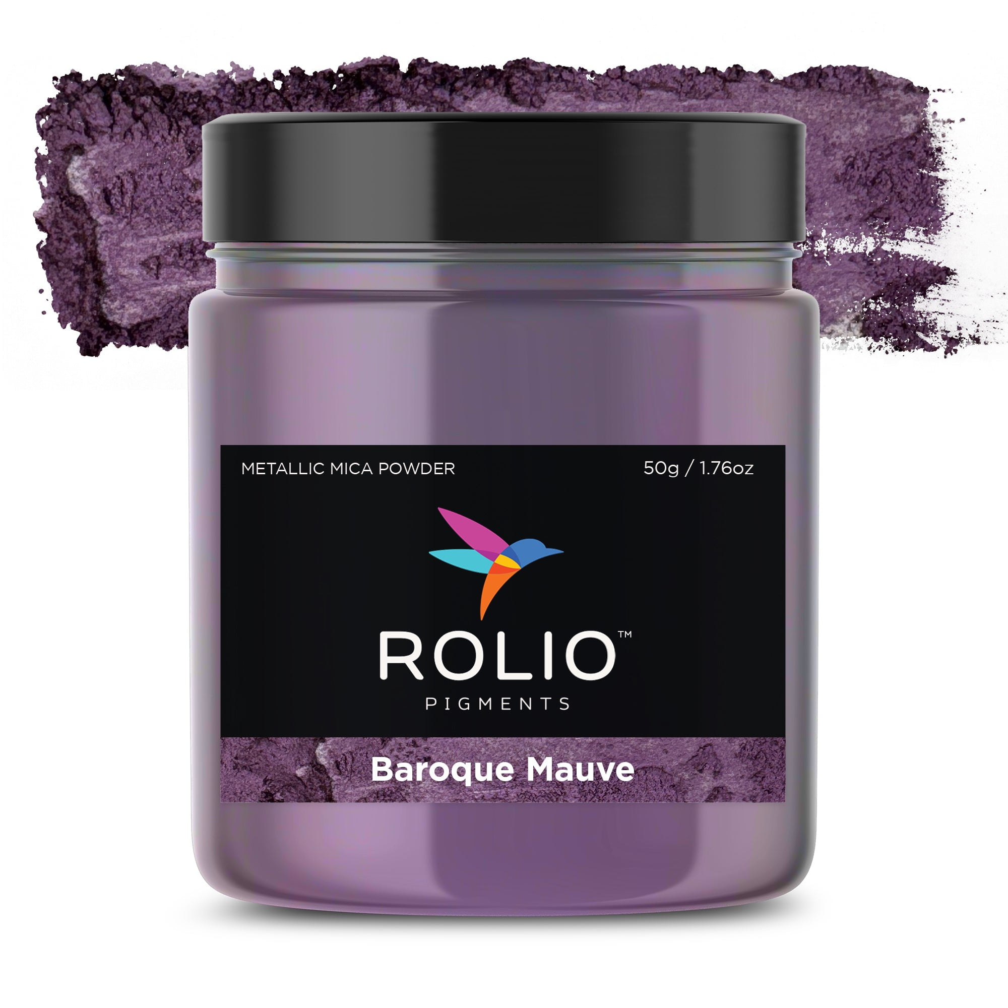 Rolio Metallic Mica Powder - Baroque Mauve (50G / 1.76oz) - 1 Jar of ...