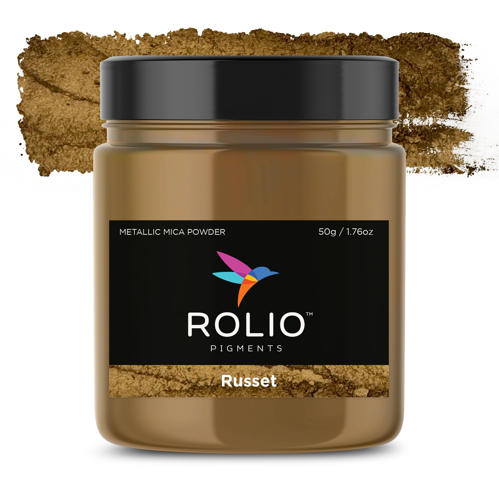Rolio Metallic Mica Powder - Russet (50G / 1.76oz) - 1 Jar of Metallic ...