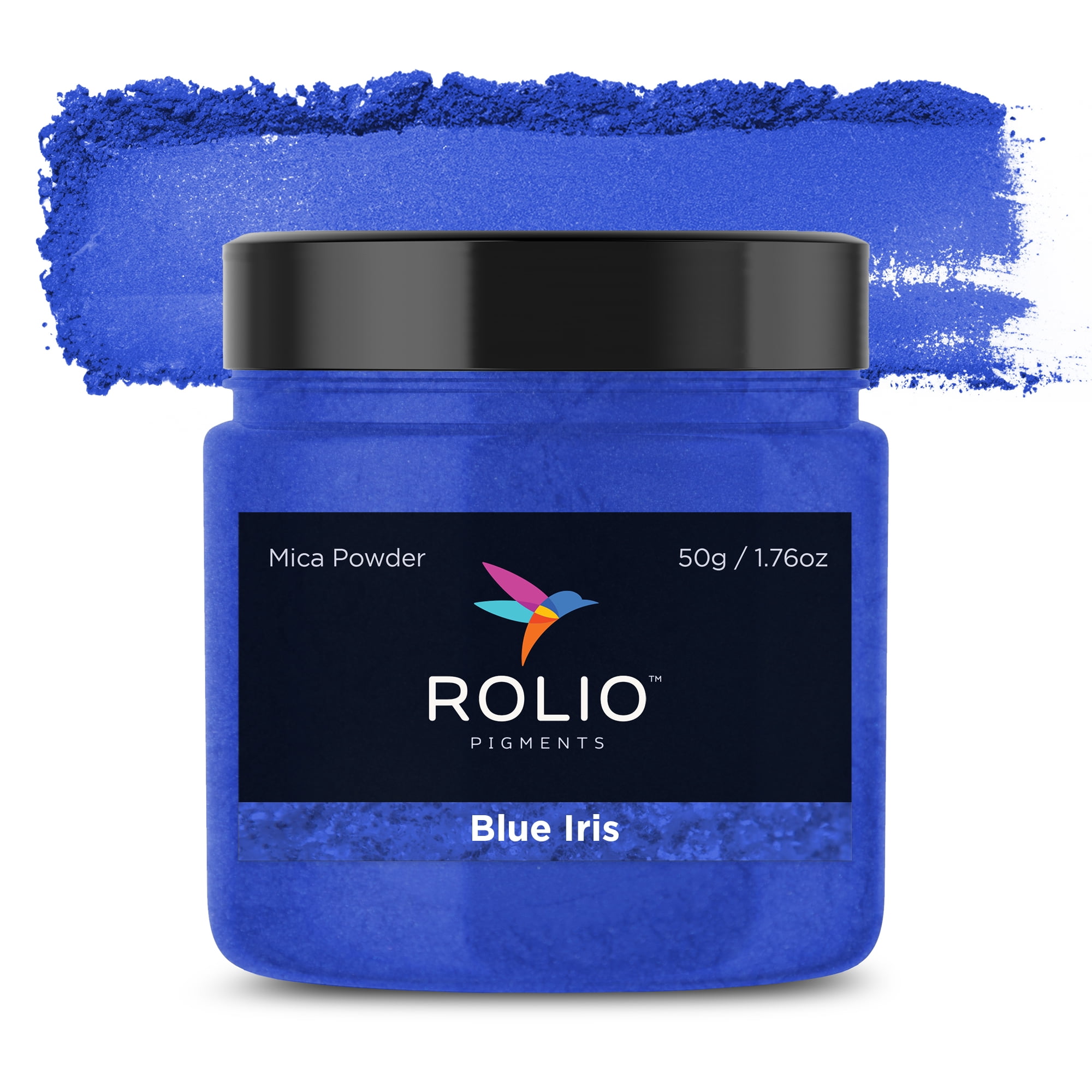 Rolio - Mica Powder - 1 Jar of Pigment for Paint, Dye, Soap Making ...