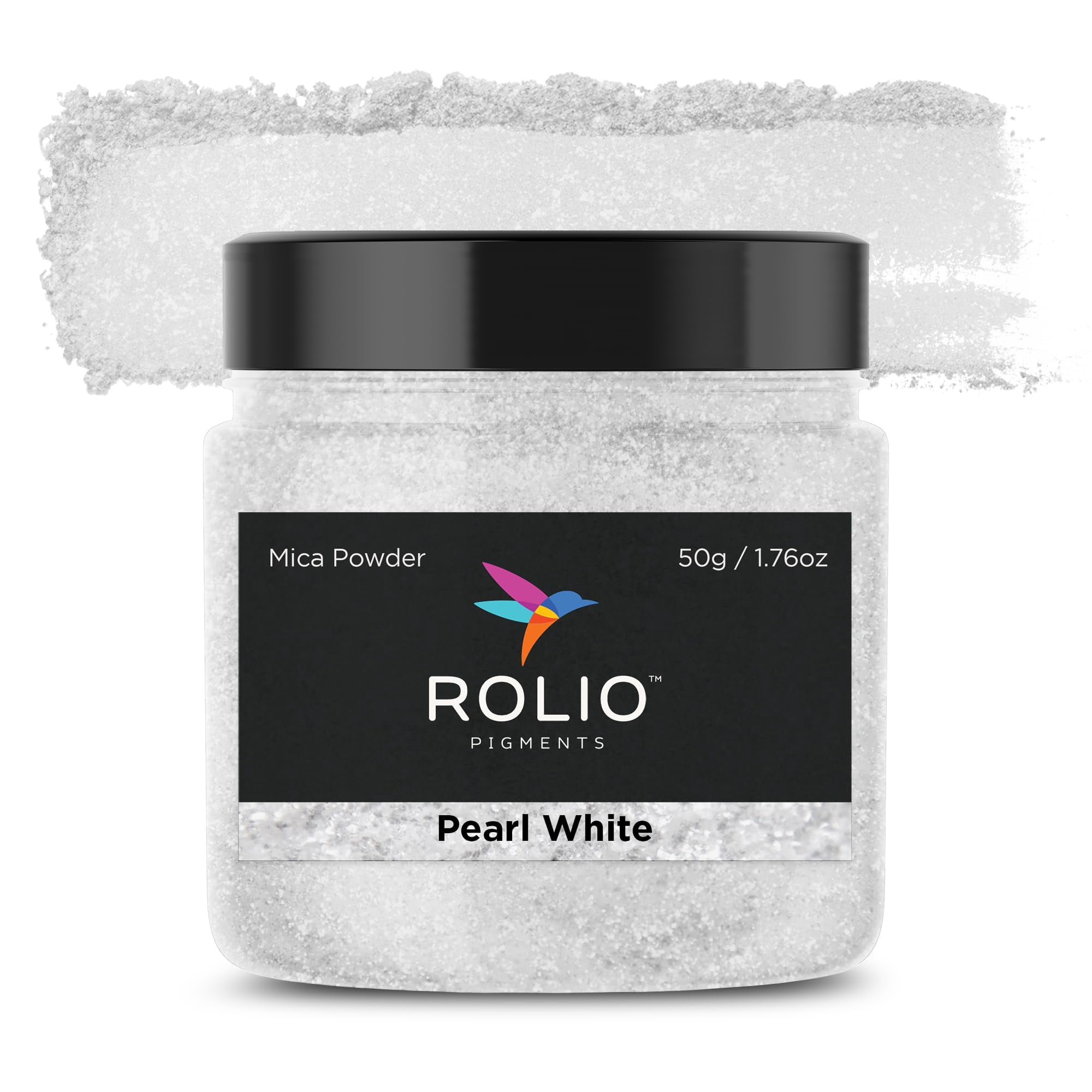 Rolio Mica Powder, Pearl White Pigment for Paint, Epoxy Resin, Soap ...