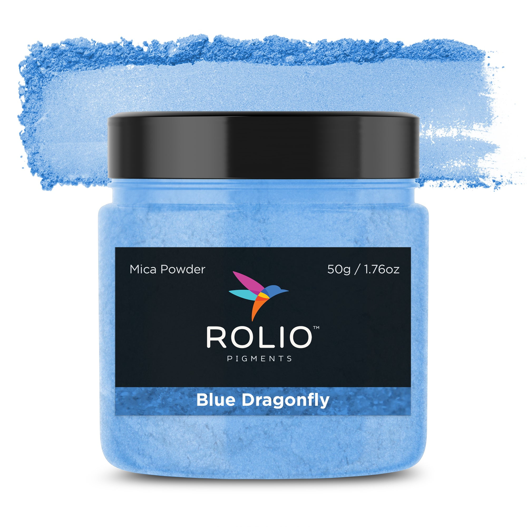 Rolio Premium Mica Powder - Blue Dragonfly (50G / 1.76oz) - 1 Jar of ...