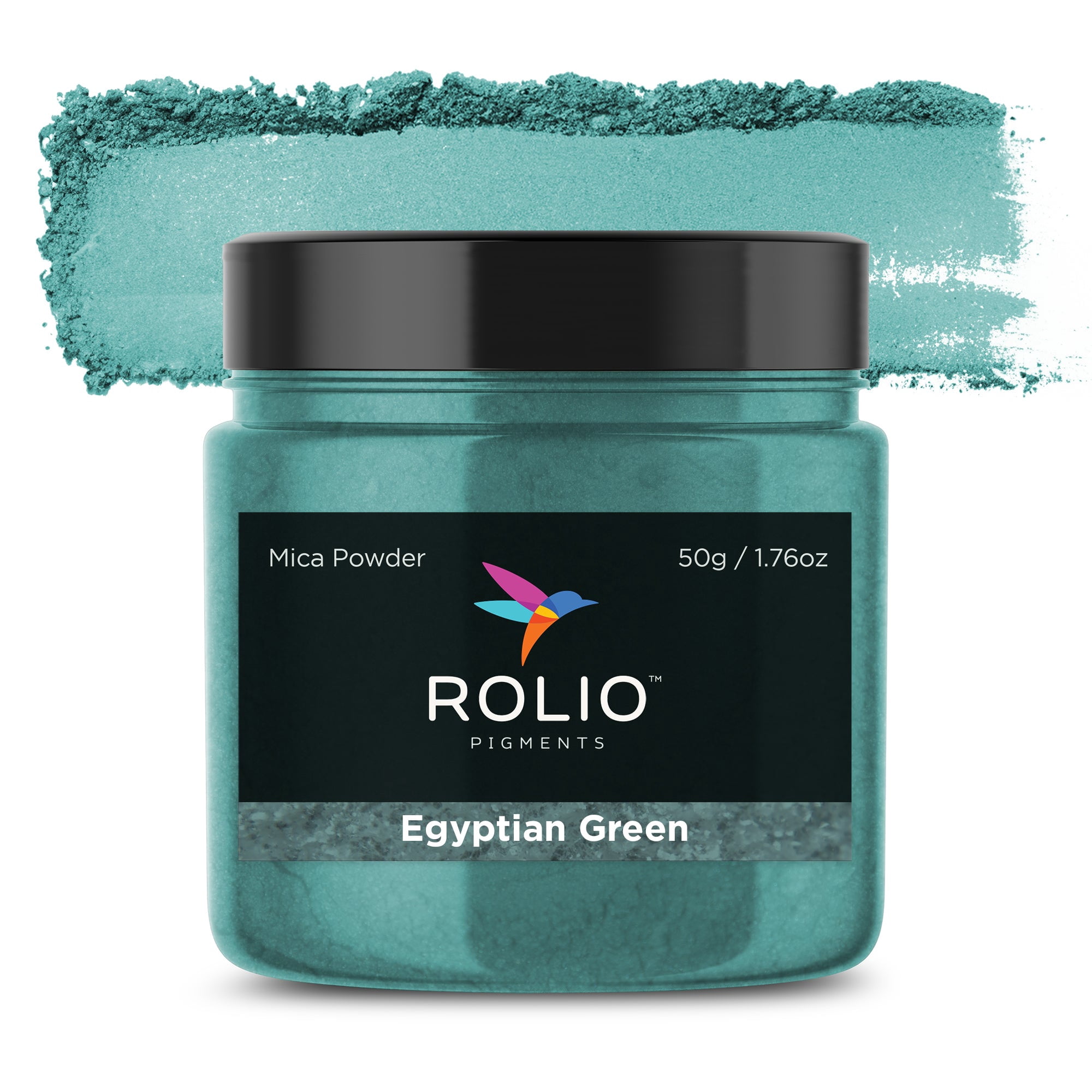 Rolio Premium Mica Powder - Egyptian Green (50G / 1.76oz) - 1 Jar of ...
