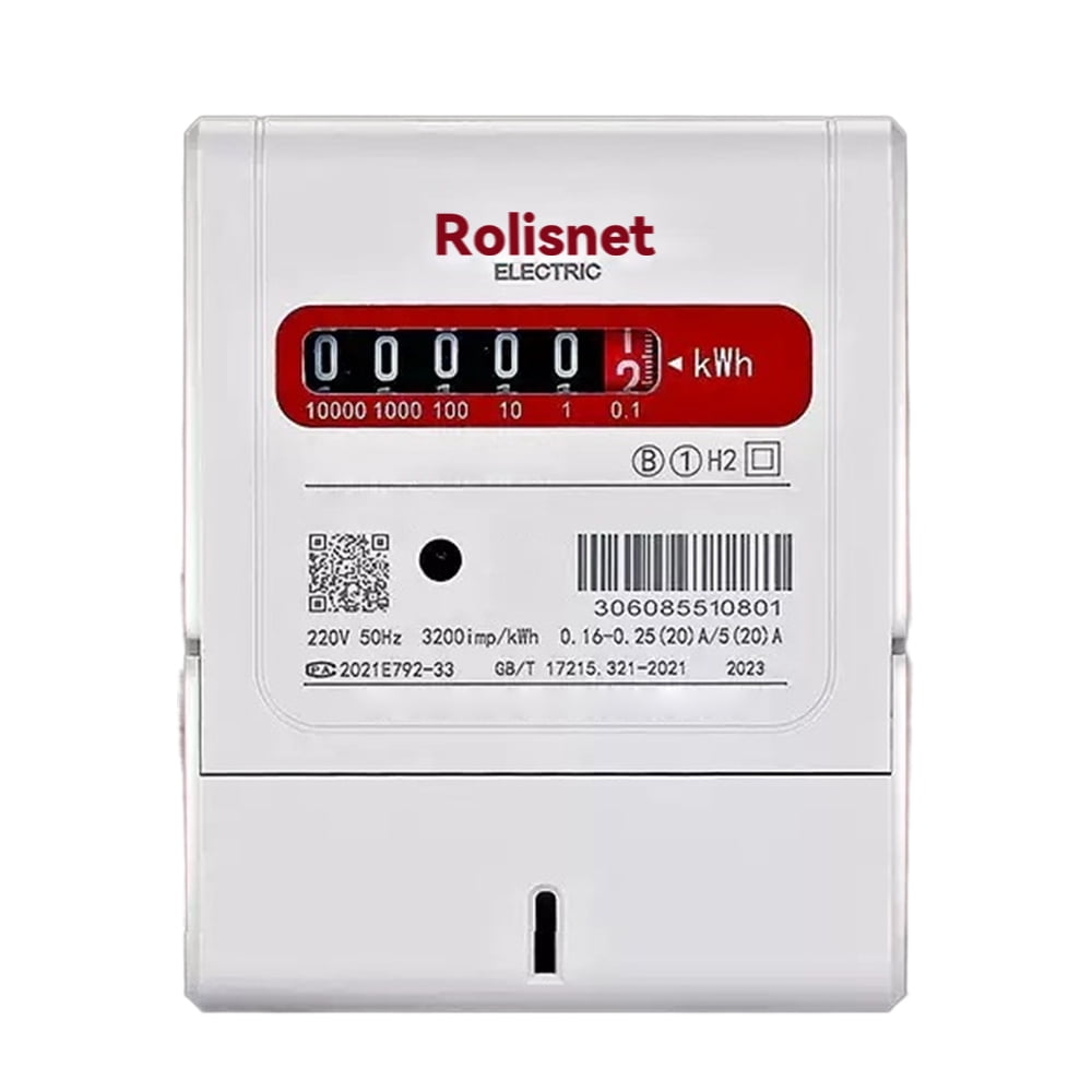 Rolisnet Electric meters, Universal Single Phase kWh Meter, 2 or 3-Wire ...