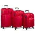 Rolite Rover 3-Piece Spinner Expandable Luggage Set - Red - Walmart.com