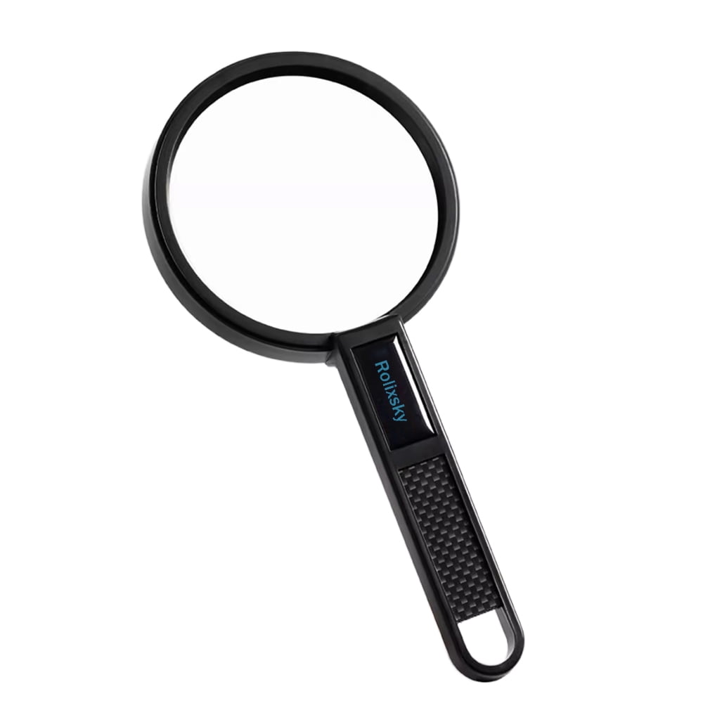 Rolixsky Magnifying lenses, Handheld Reading Magnifier, 10X 30X ...