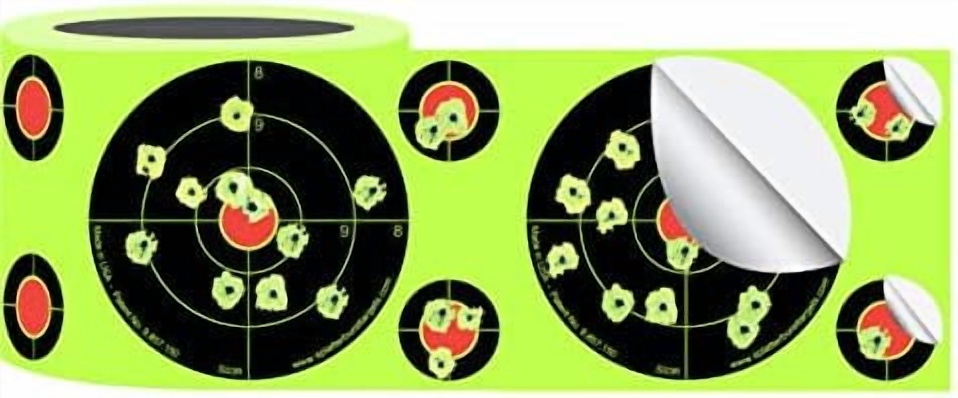- Roll of (250) 3 Inch Stick & Splatter Self Adhesive Shooting Target ...