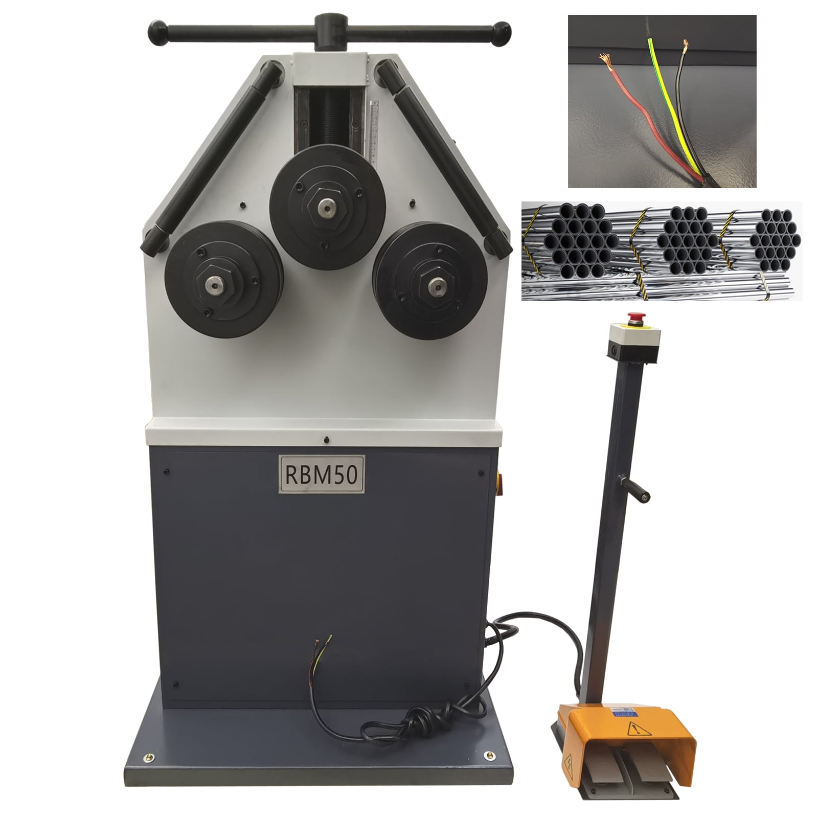 Roll Bender Round Bending Machine Vertical Electric Hydraulic Pressure ...