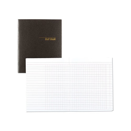 Roll Call Book 9-1/2 x 7-7/8, Black, 48 Pages - Walmart.com