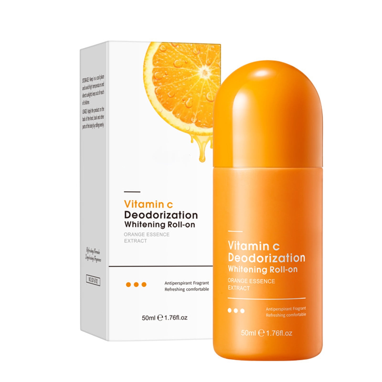 Roll On Deodorant For Men Women 50Ml Vitamin C Enriched Orange Scent ...