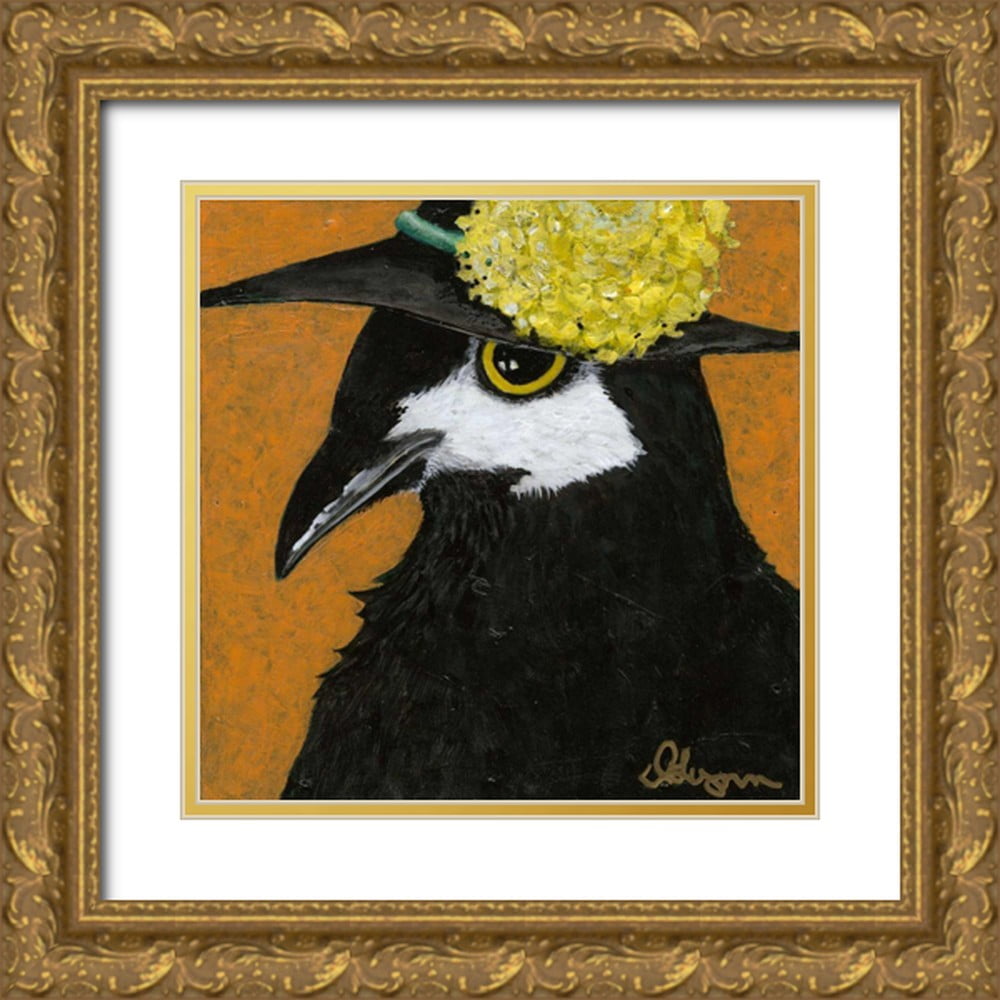 Roll, Dlynn 12x12 Gold Ornate Wood Framed with Double Matting Museum ...