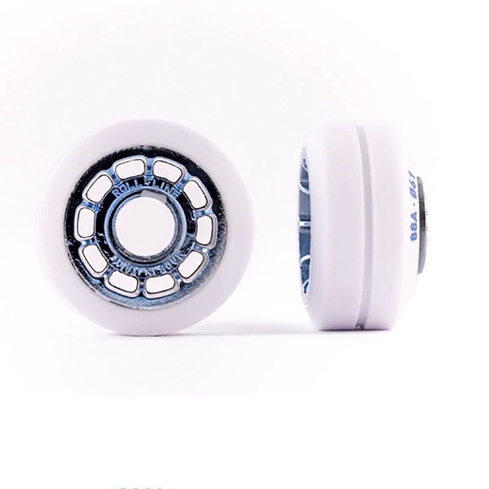 Roll-Line Ice Dance Roller Skate Wheels (Set of 8, 61mm, Hardness 88A ...