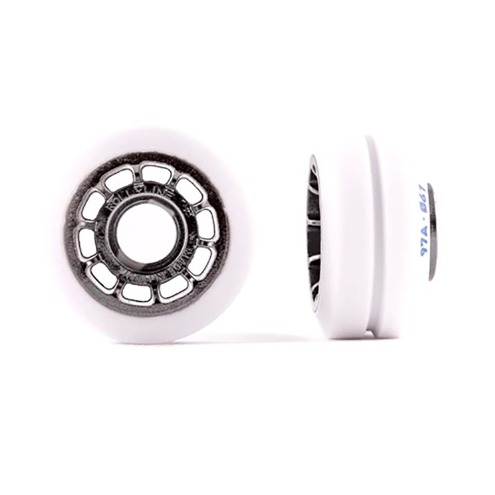 Roll-Line Ice Dance Roller Skate Wheels, Set of 8, 61mm, 97A Hardness ...
