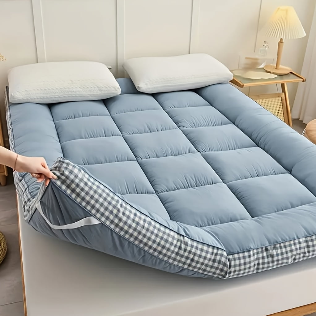 Roll Up Mattress, 1200GSM Thick Tatami Mat – Soft & Breathable Foldable ...