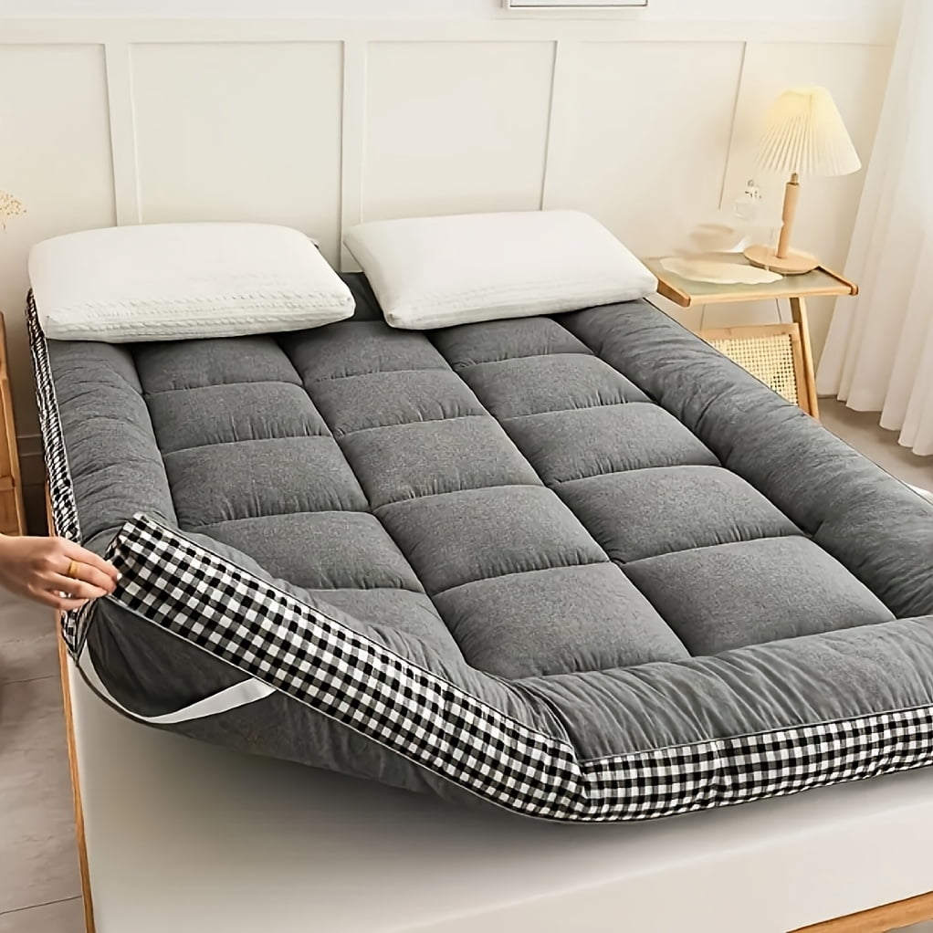 Roll Up Mattress, 1200gsm Soft Foldable Breathable Tatami Mat, Thick ...