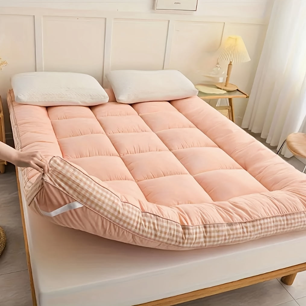 Roll Up Mattress, 1200gsm，Soft, Foldable & Breathable, Thick Tatami Mat ...