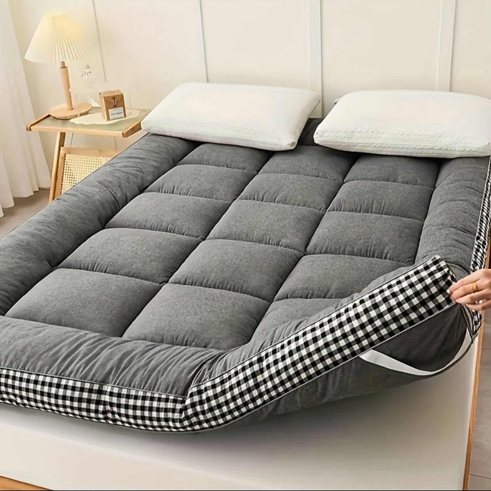 Roll Up Mattress - 1200gsm, Soft Foldable Breathable Thick Tatami ...