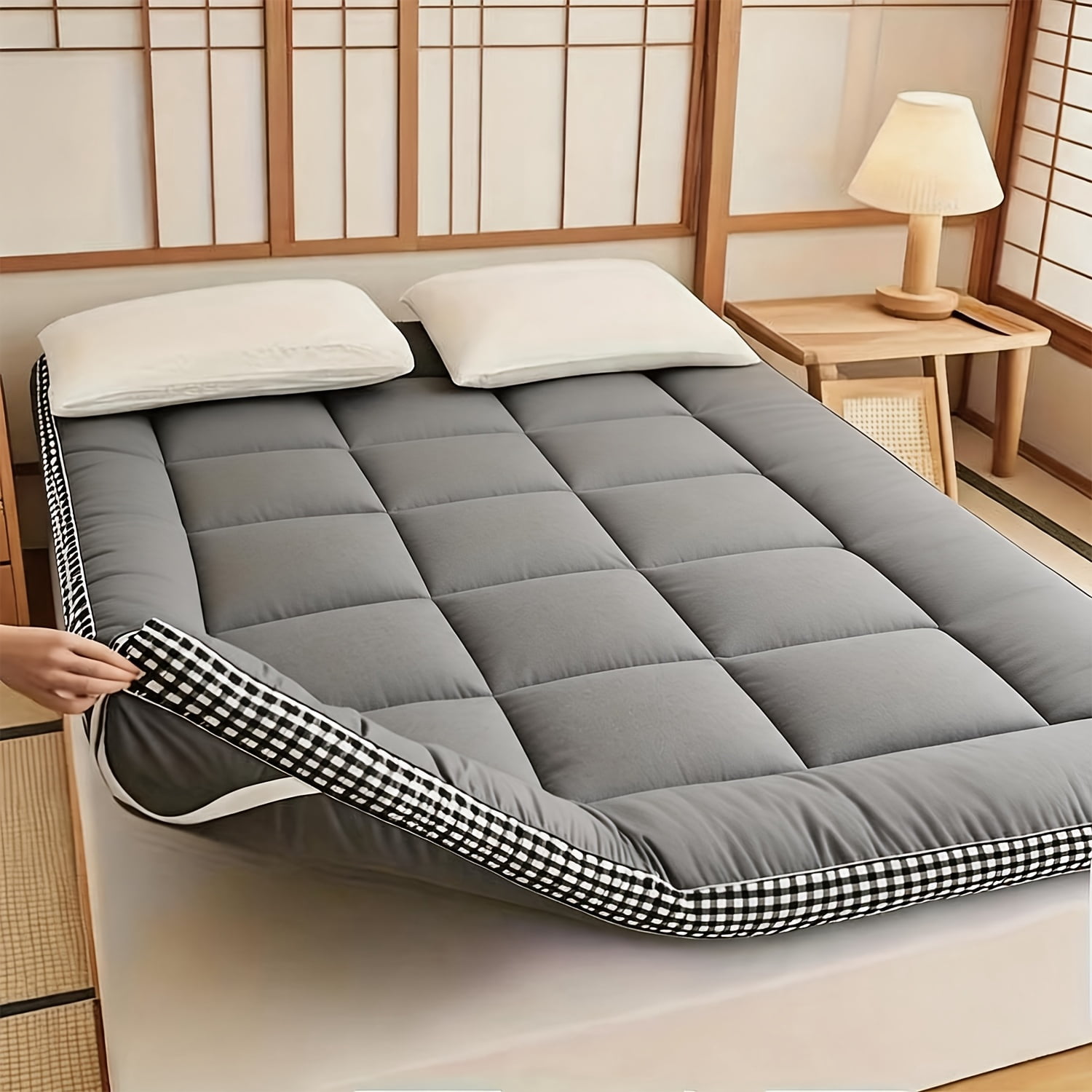 Roll Up Mattress Soft, Foldable & Breathable Sleeping Pad, Easy to ...